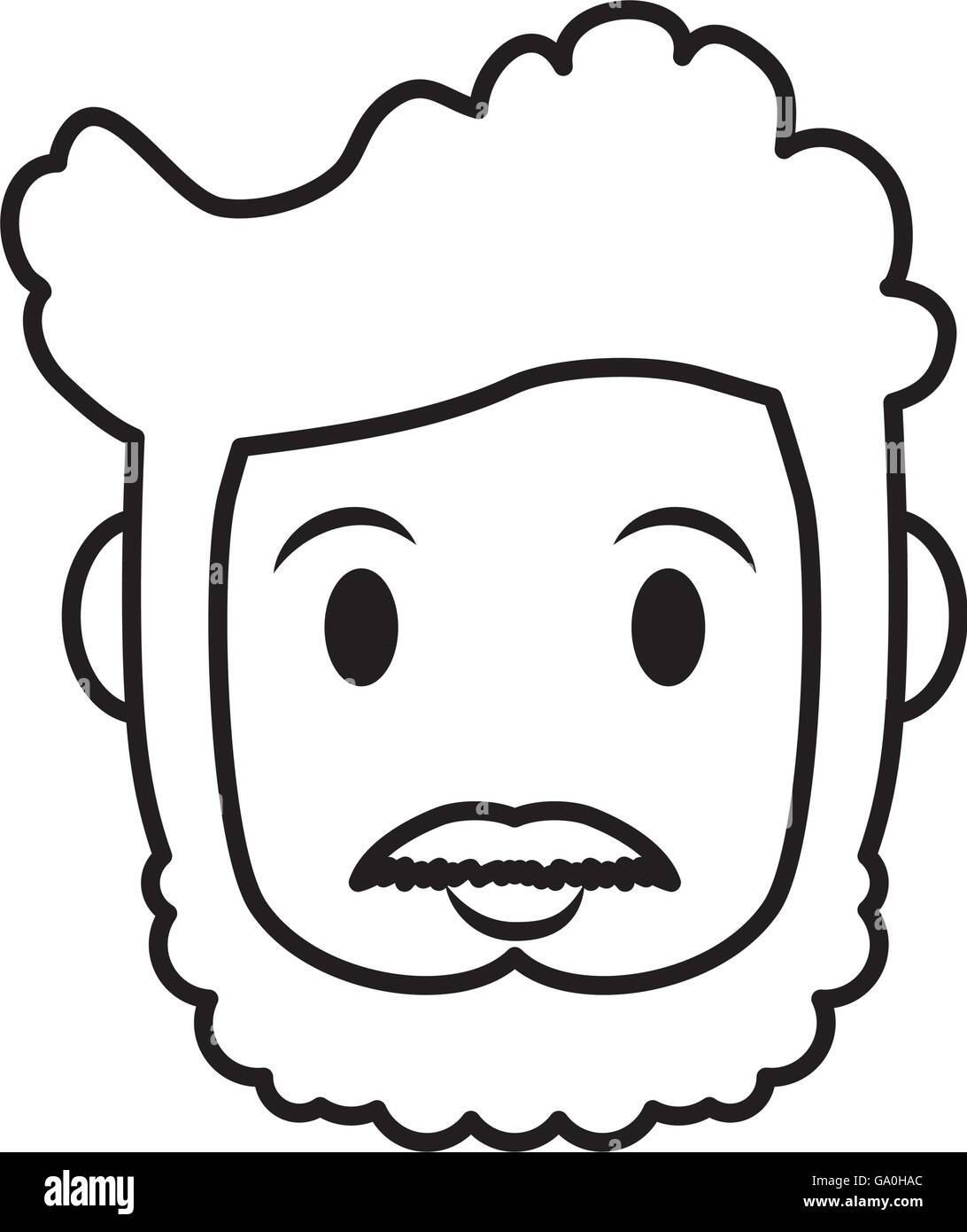 Man head icon. Person design. Vector graphic Stock Vector Image & Art ...