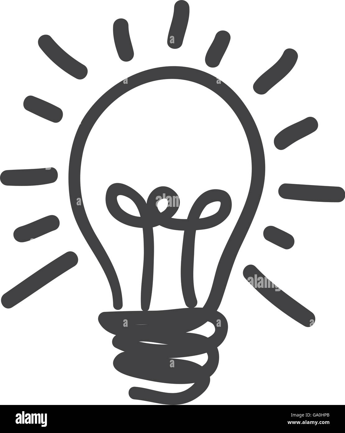 Light bulb icon. Energy design. Vector graphic Stock Vector Image & Art ...