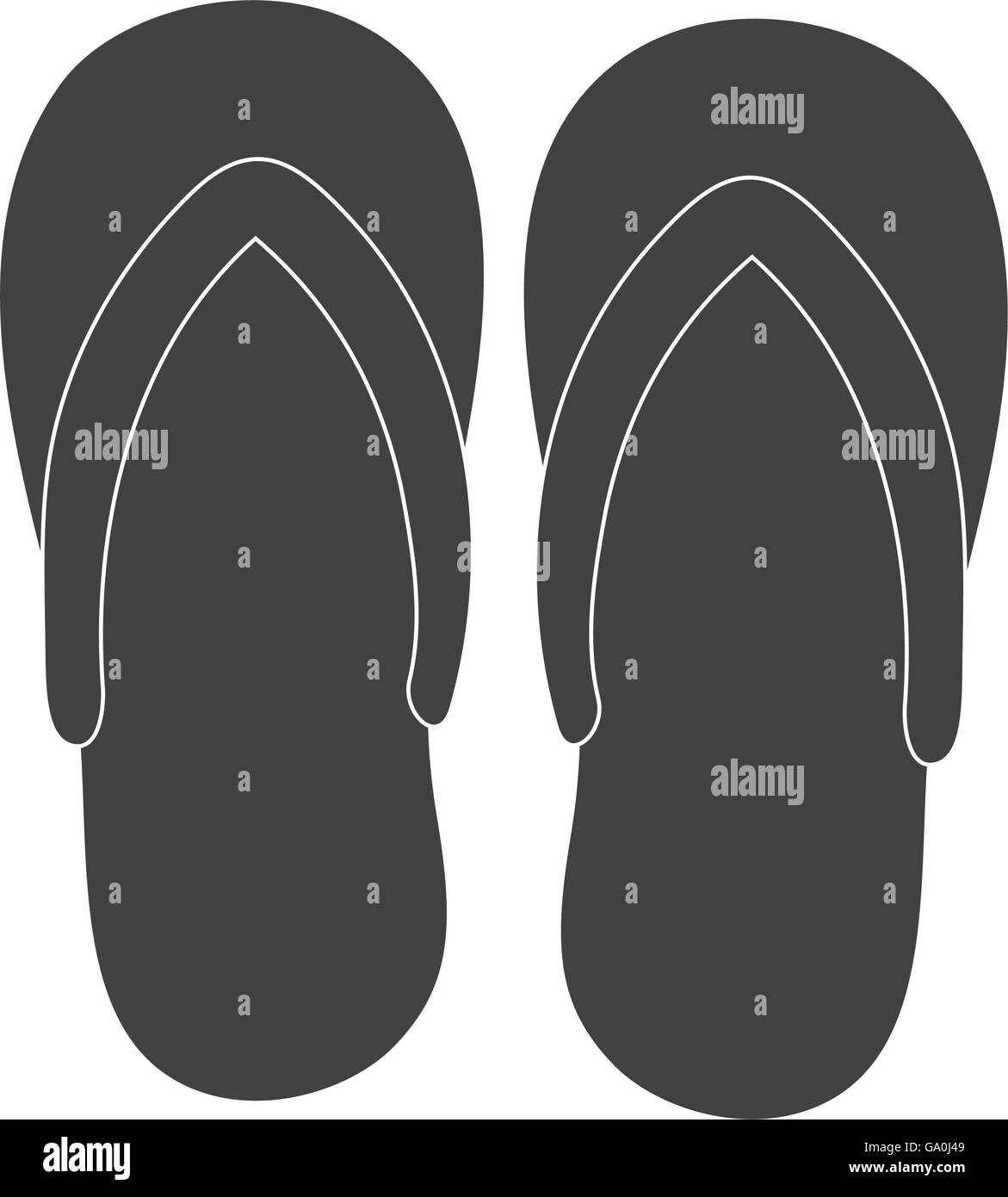 Sandals icon. Summer design. Vector graphic Stock Vector Image & Art ...