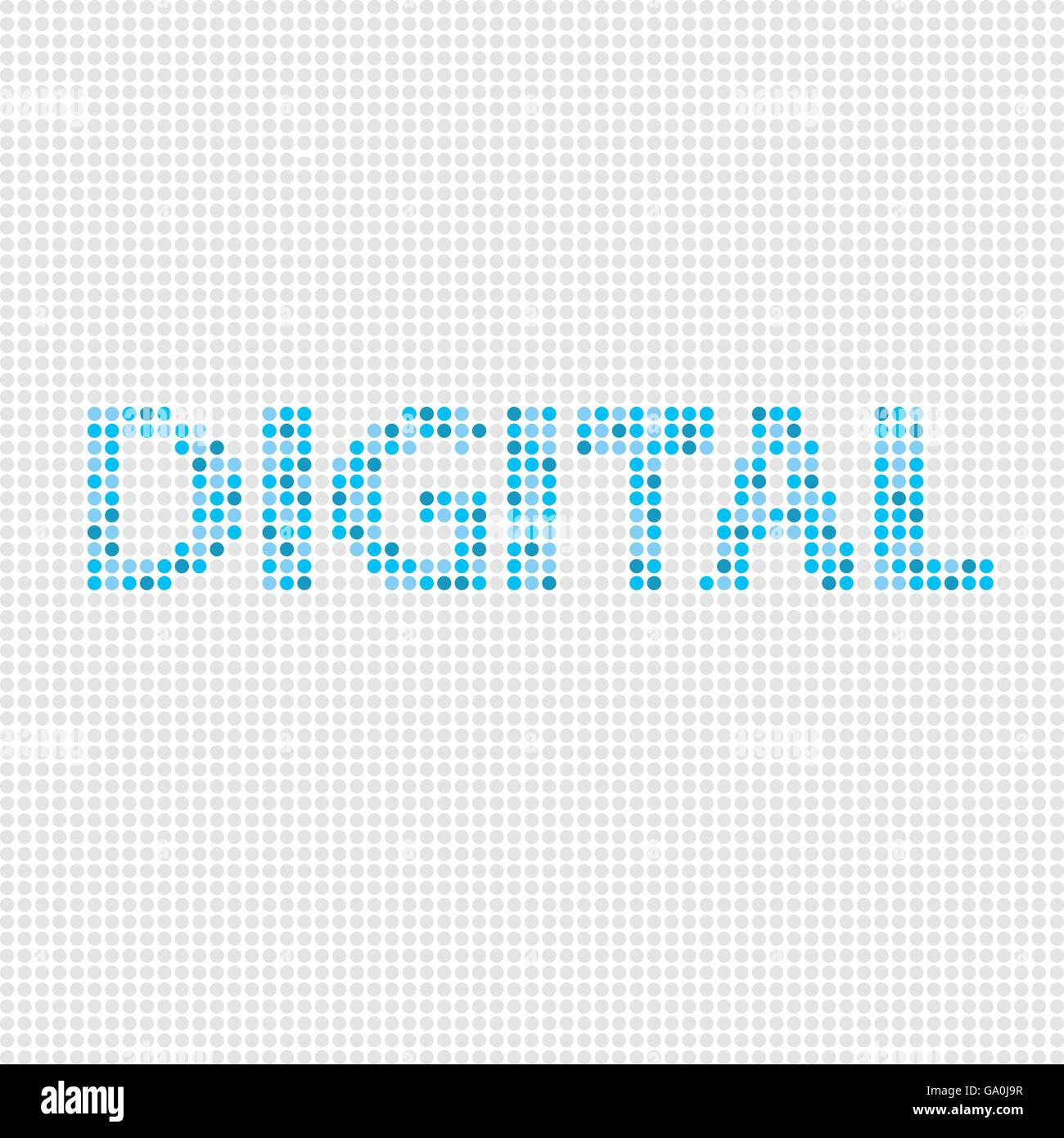 Letters of digital on screen background Stock Vector Image & Art - Alamy