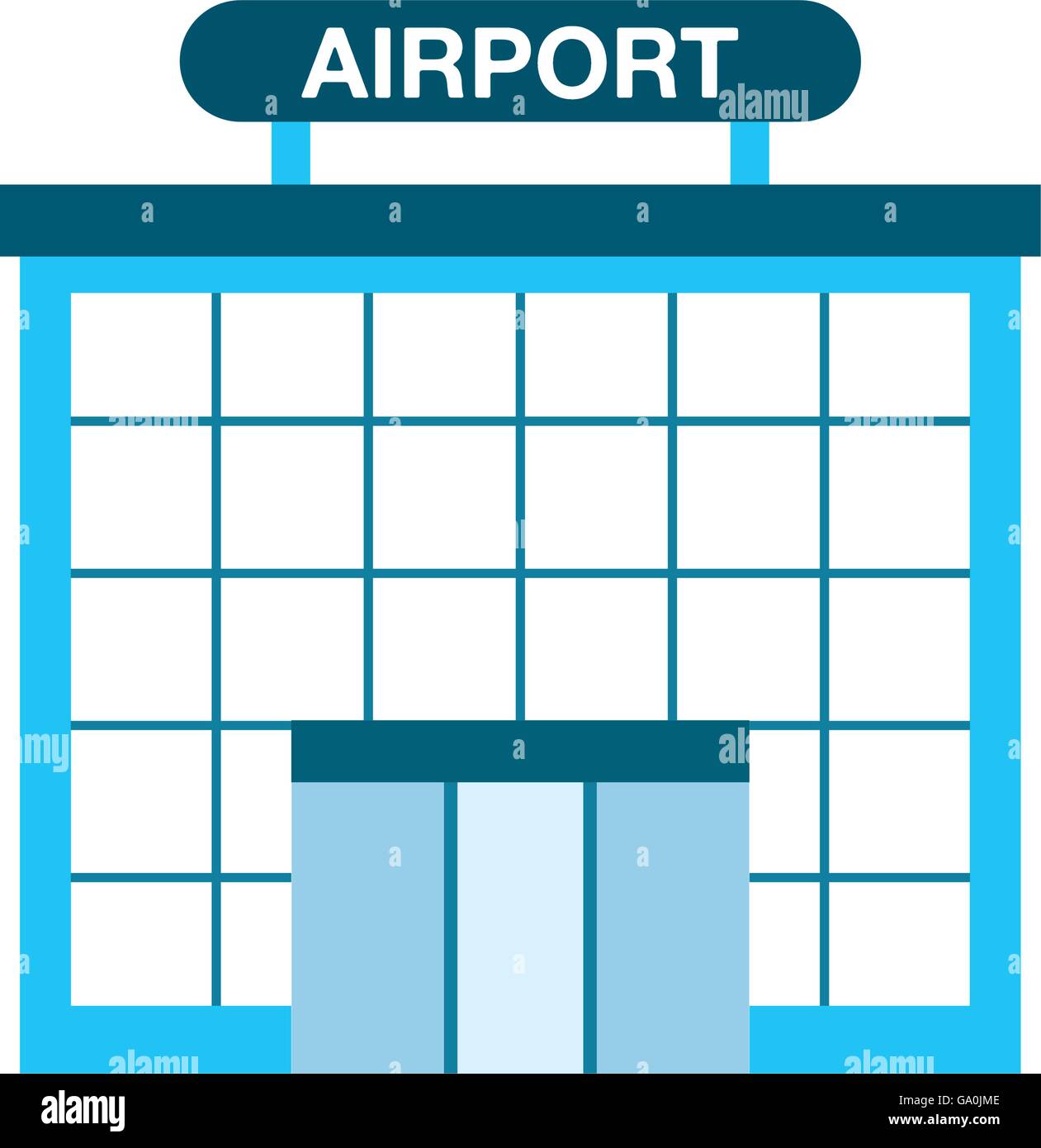 Airport terminal construction Stock Vector Images - Alamy