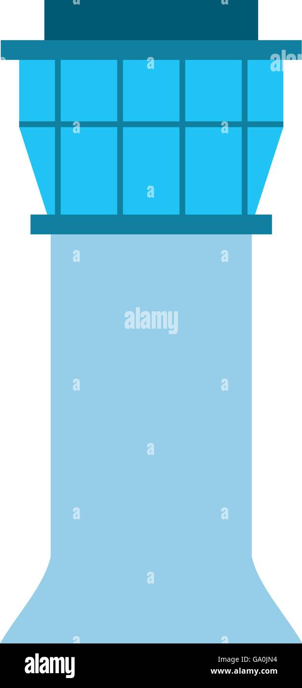 airport tower isolated icon design Stock Vector Image & Art - Alamy
