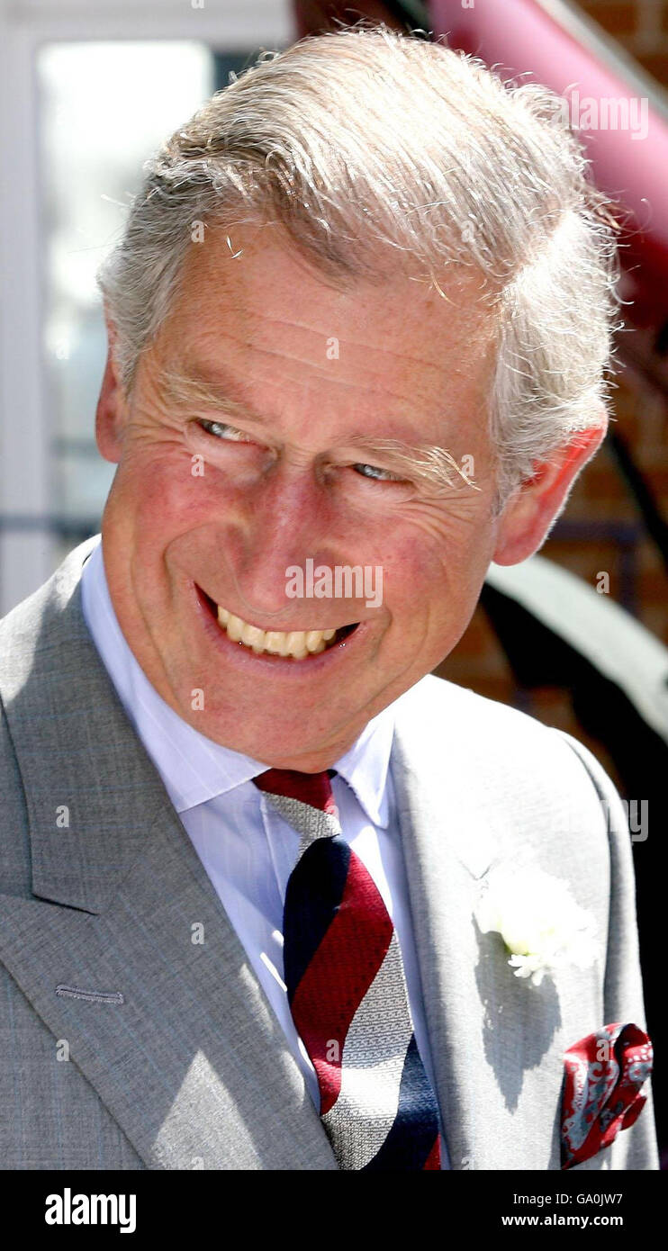 The Prince of Wales smiles as he officially opens the Universities ...