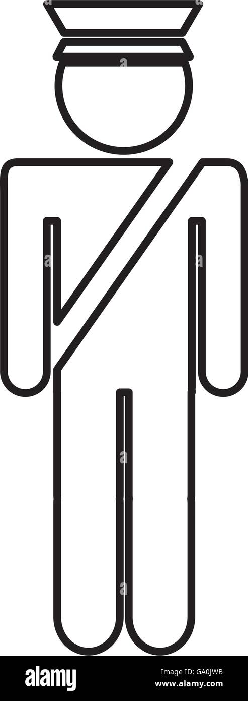 Police officer check man Stock Vector Images - Alamy