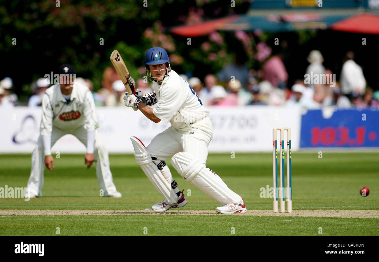 Yorkshire batsman Joseph Sayers in action during Day One of the ...