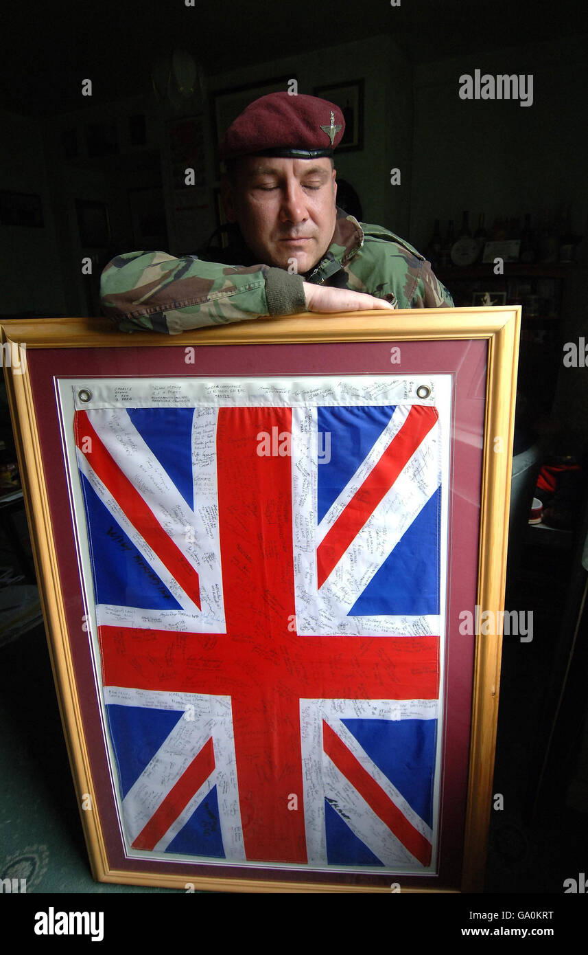 PA photo dated 12/06/2007 of Falklands War veteran Dave Brown who ...