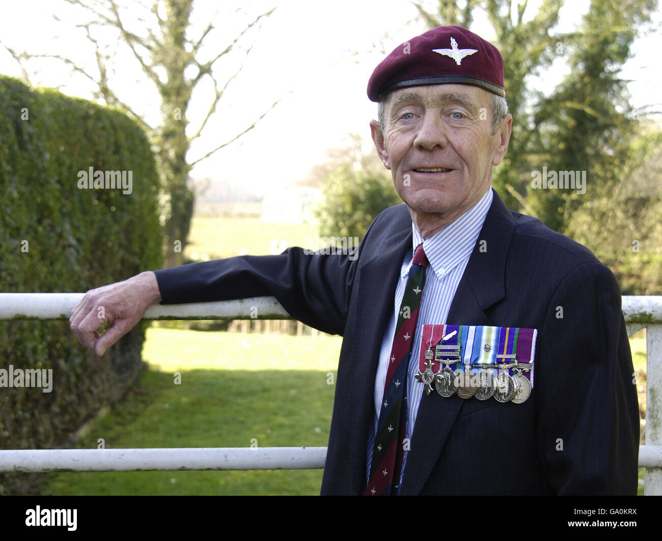 Undated photo of Major (Retd) Laurie Ashbridge, (Ex RSM 3rd Battalion ...