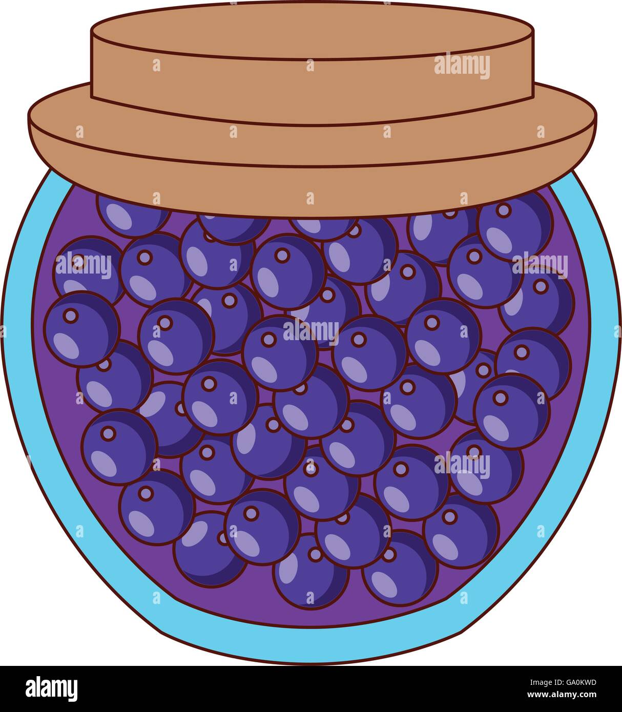 delicious grapes fruit preserves isolated icon design Stock Vector Image & Art - Alamy