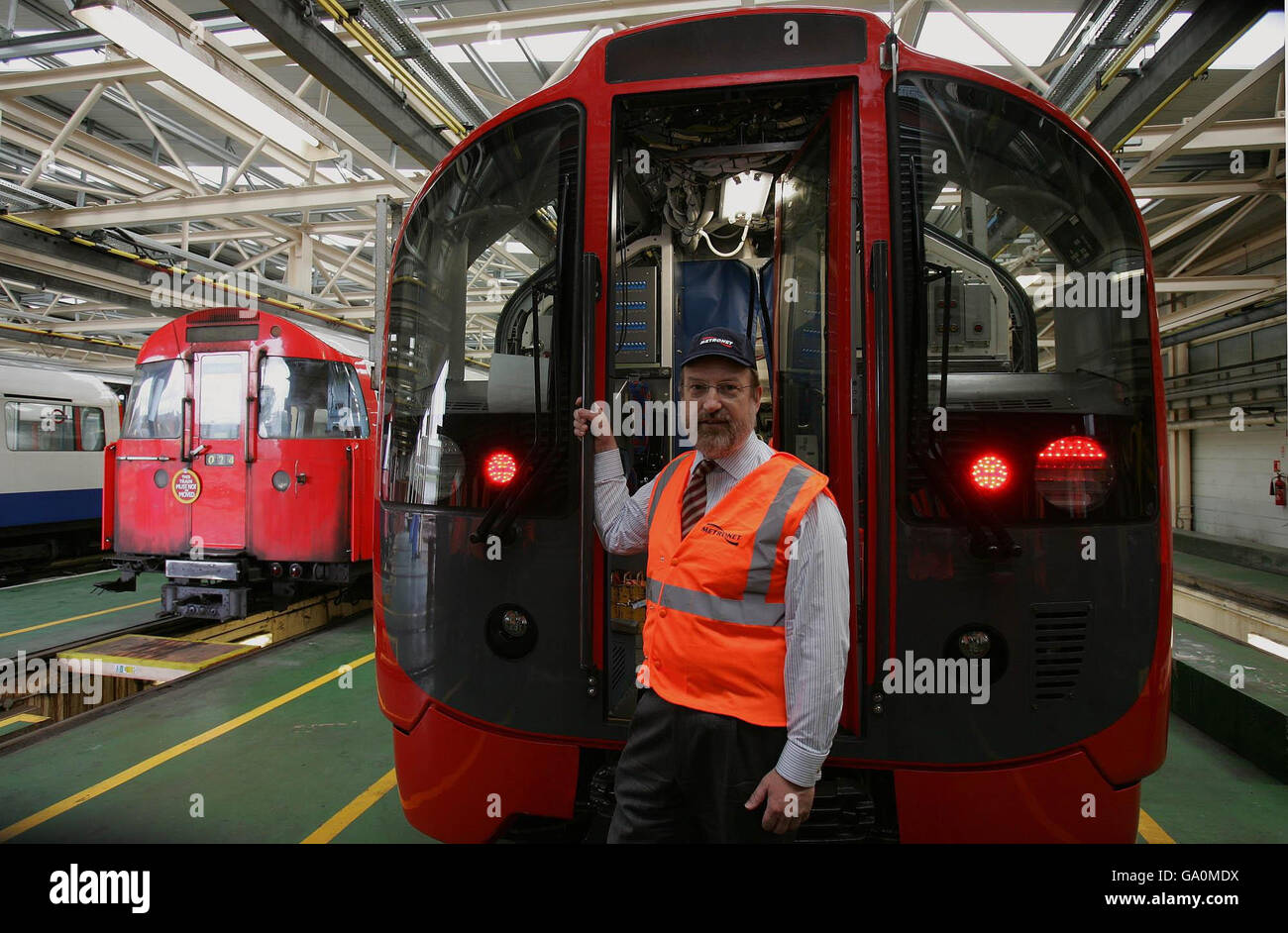 Alistair Kennedy, Metronet's head of the Victoria Line upgrade, with a ...