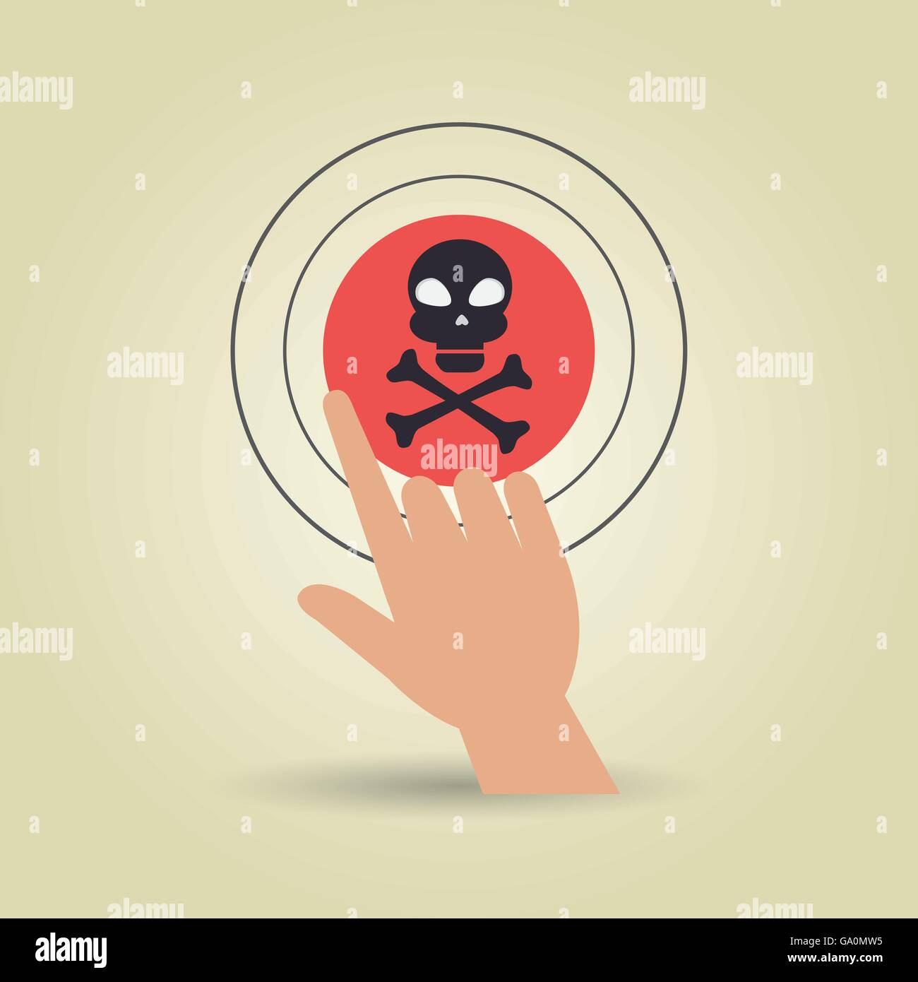 human hand selecting isolated icon design Stock Vector Image & Art - Alamy