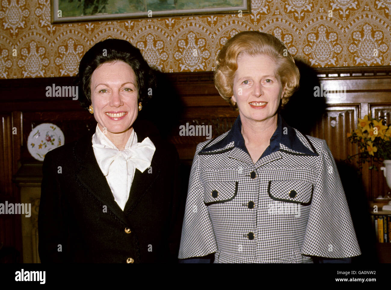 Margaret Thatcher and Anne Armstrong Stock Photo - Alamy