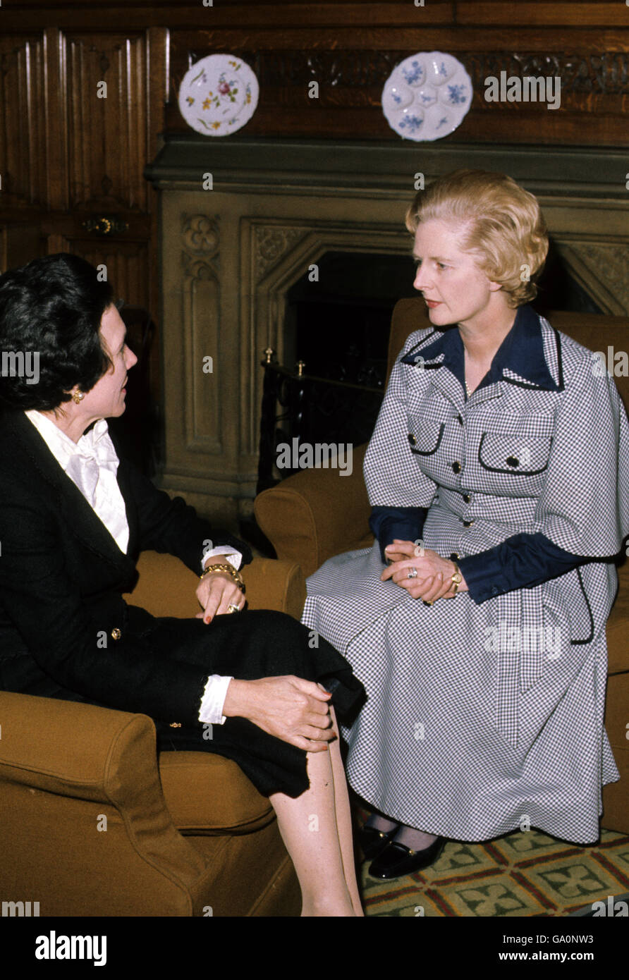 Seated Sitting Thatcherscans Margaretthatcher High Resolution Stock ...