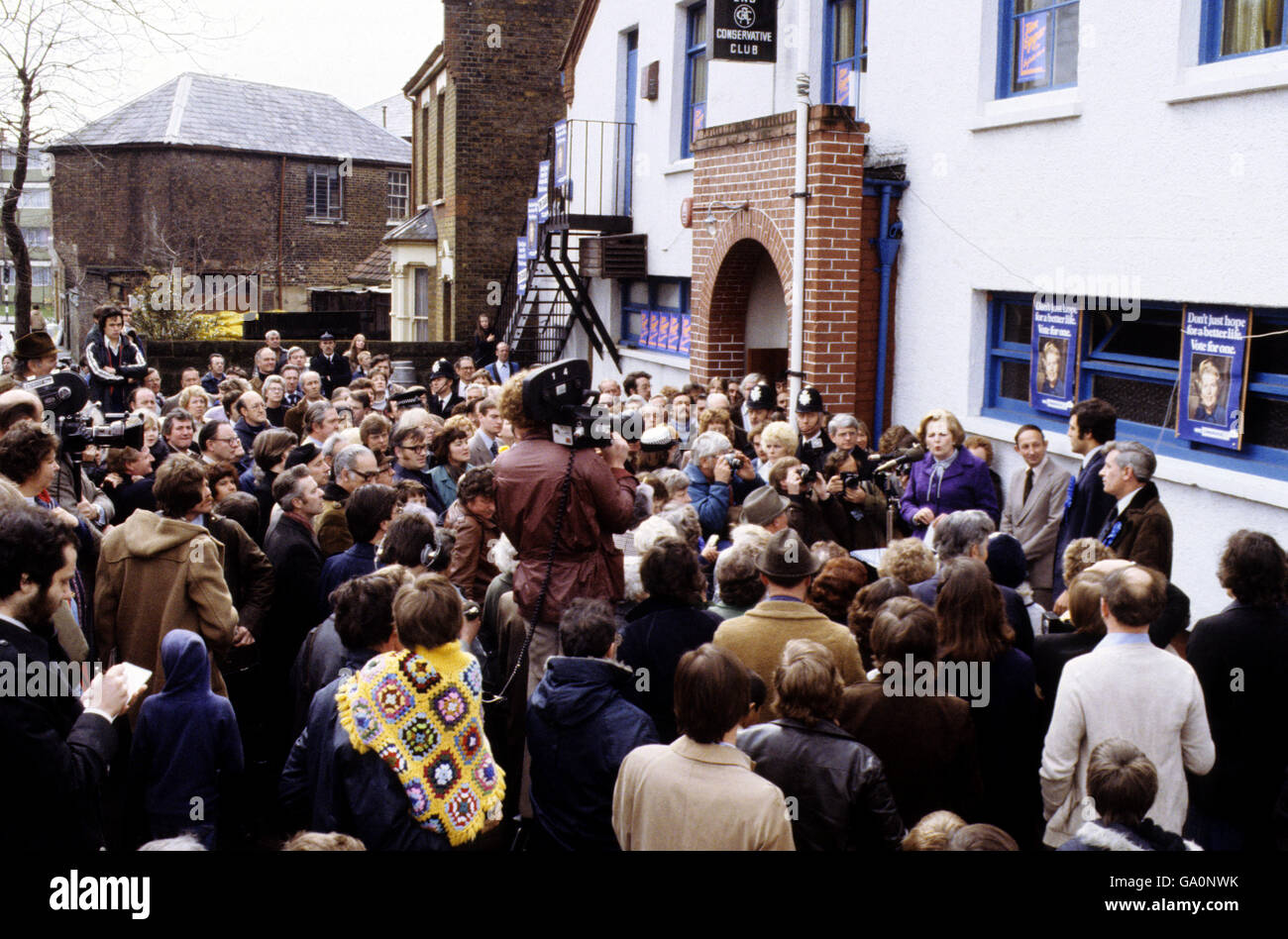 Margaret Thatcher - General Election Stock Photo - Alamy