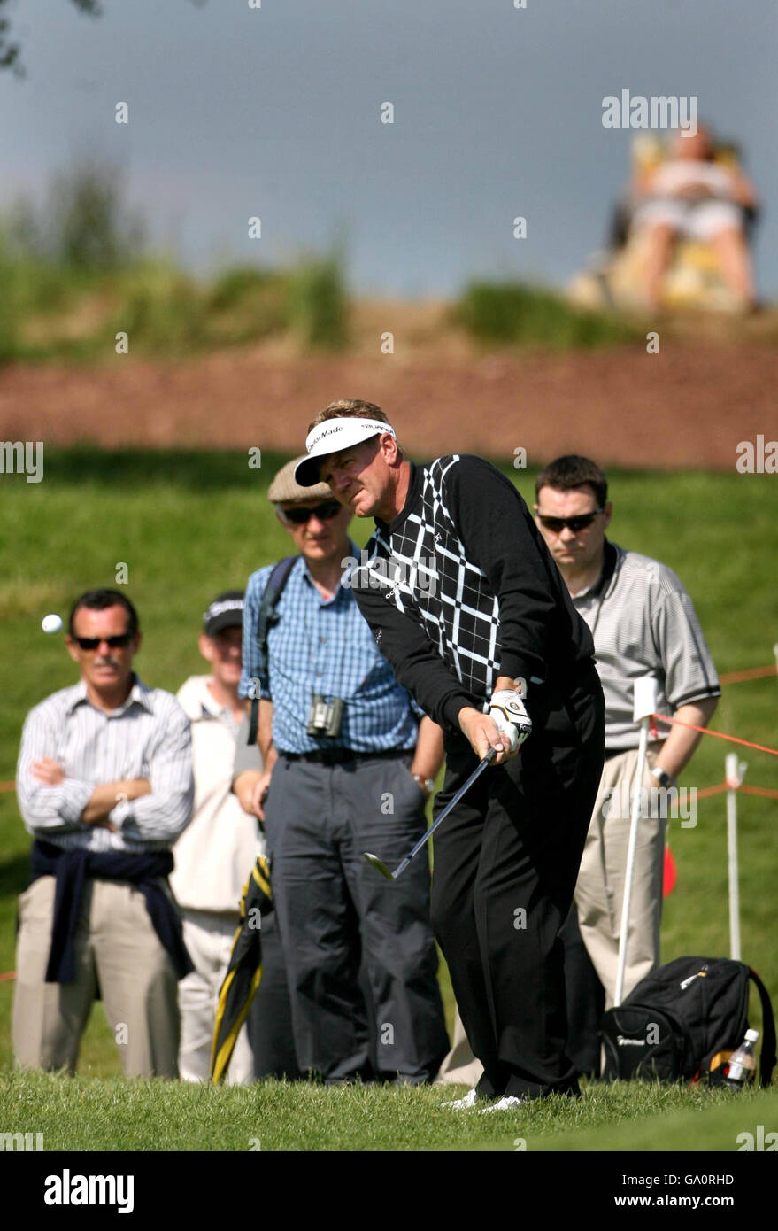 England's Paul Broadhurst in action on the 16th during Day Three of the ...