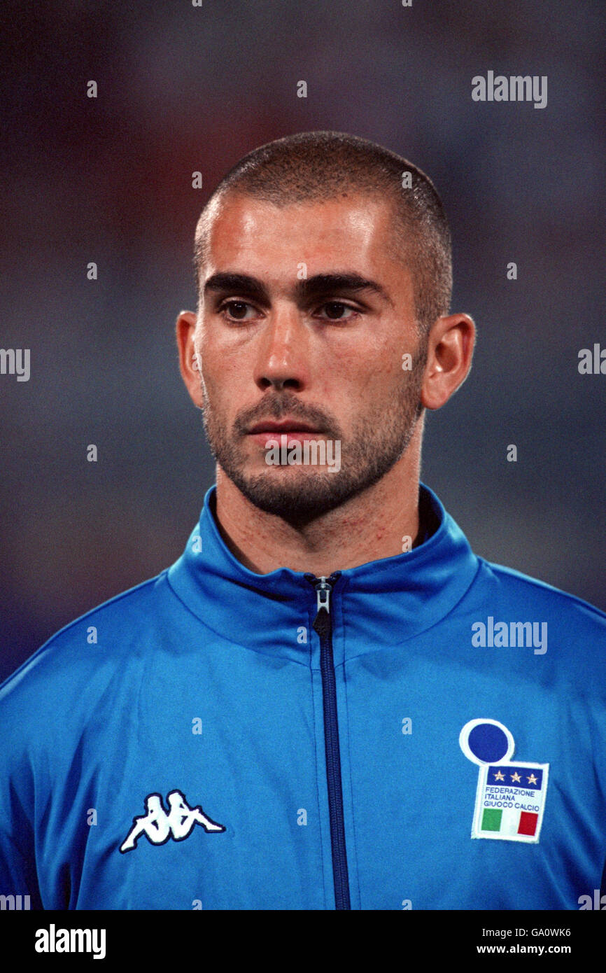 Soccer - Friendly - Italy v Morocco. Marco Di Vaio, Italy Stock Photo ...