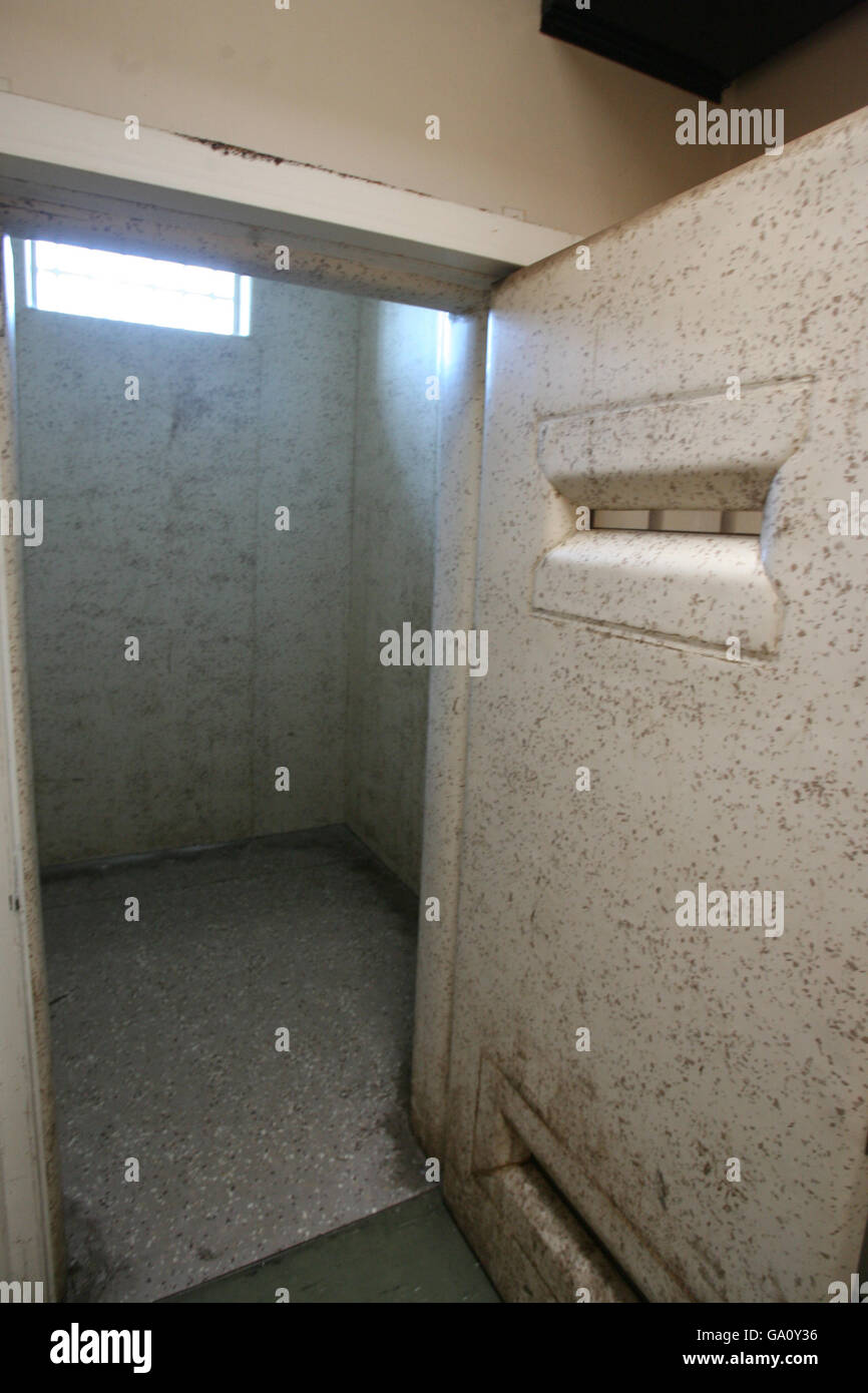 A padded cell in the Prison Hospital at the Maze / Long Kesh site near ...