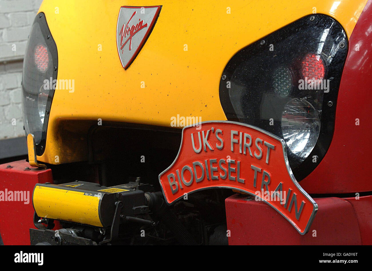 The uks first biodiesel train at euston station hi-res stock ...