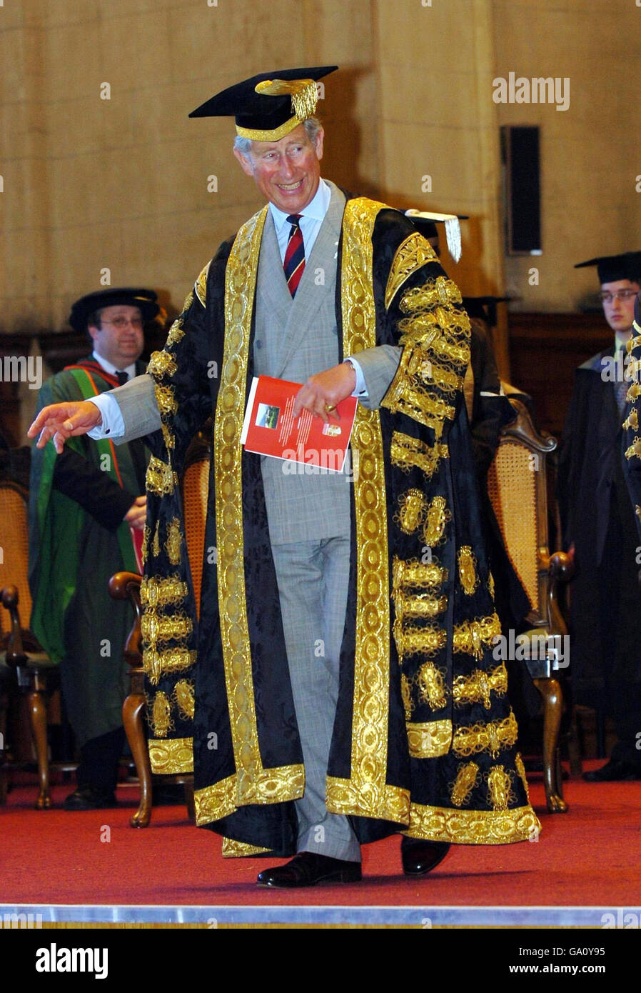 Prince charles university graduation hi-res stock photography and ...