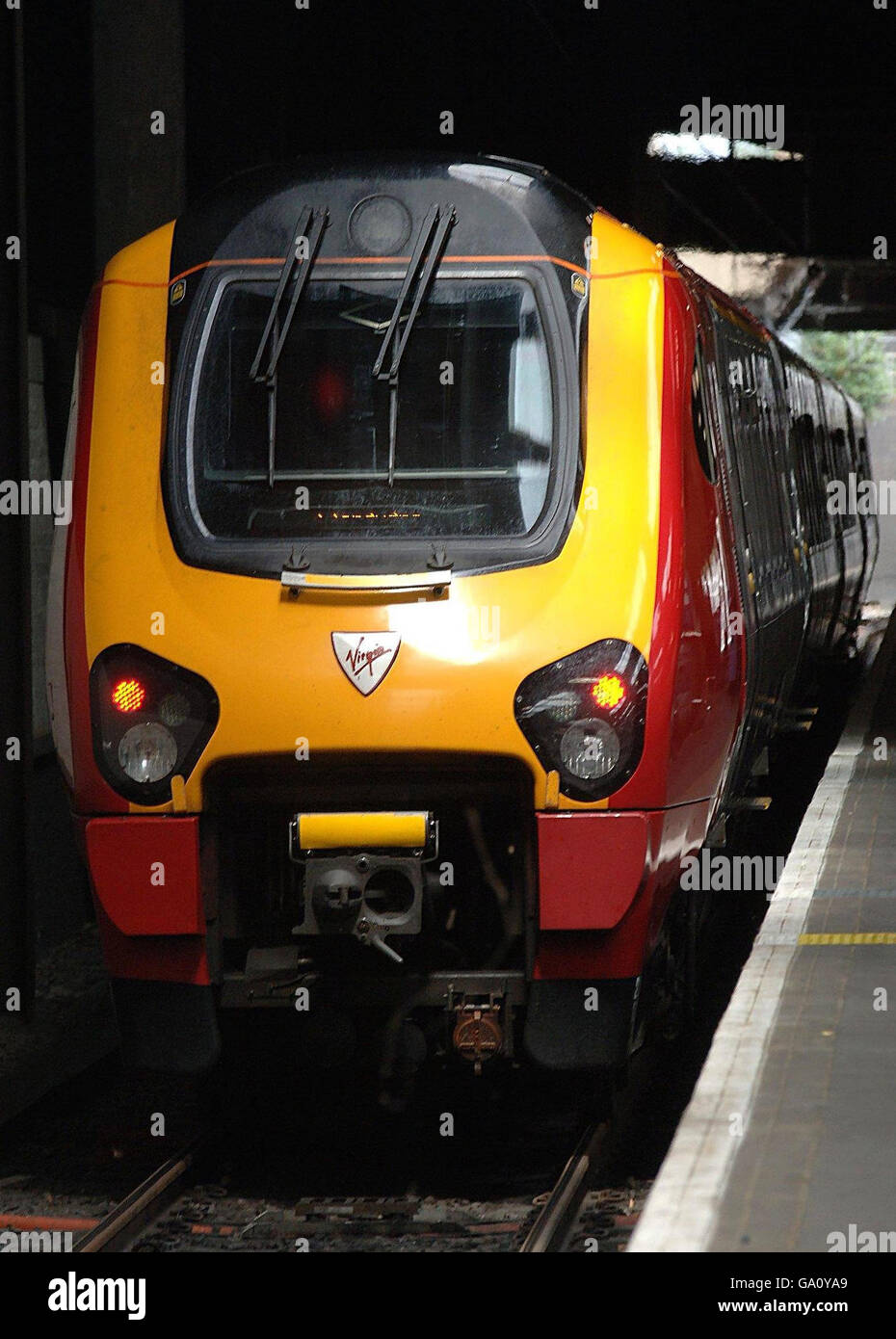 The UK's first biodiesel train at Euston station, central London Stock ...