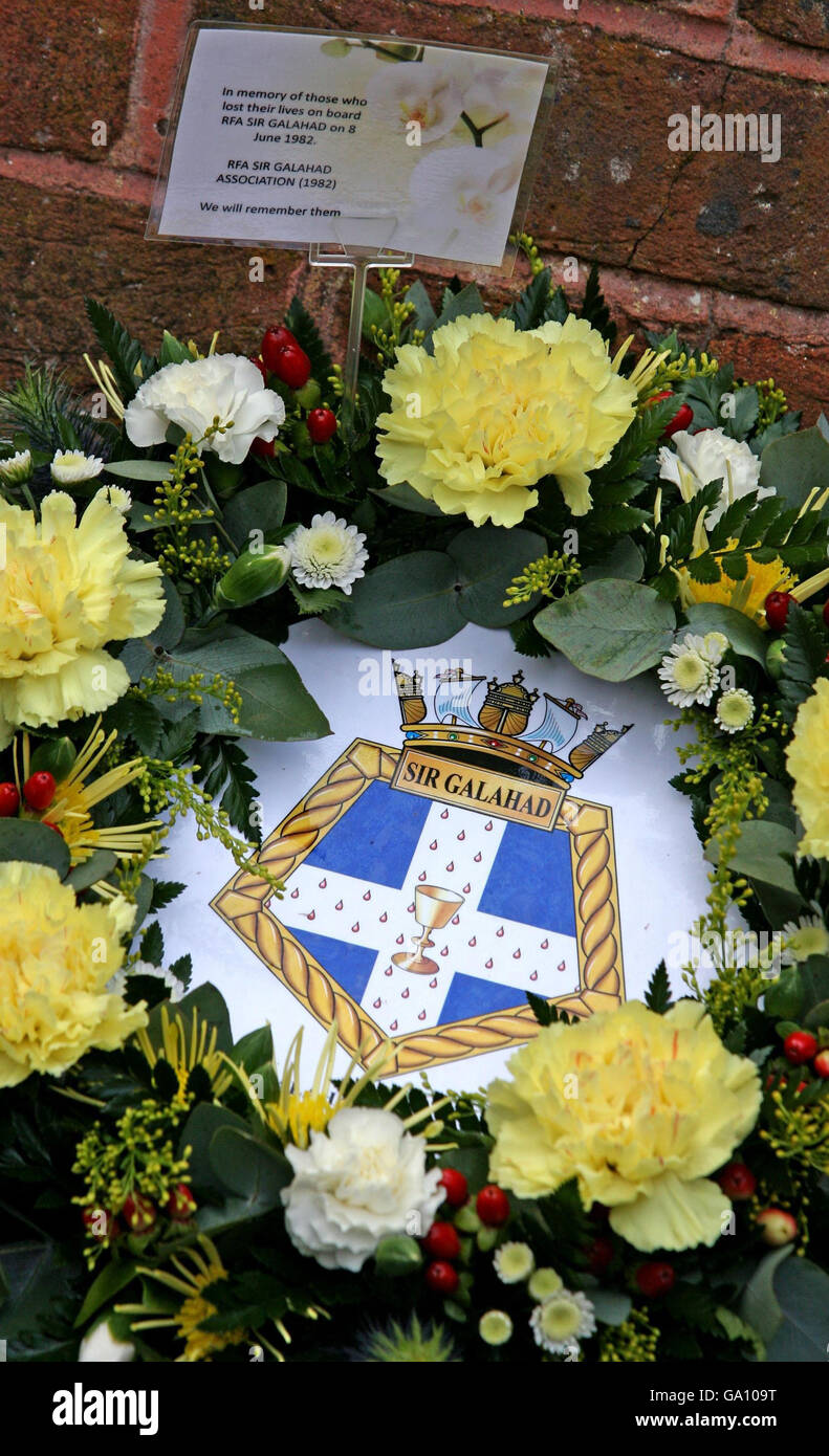 Falklands war 25th anniversary Stock Photo - Alamy