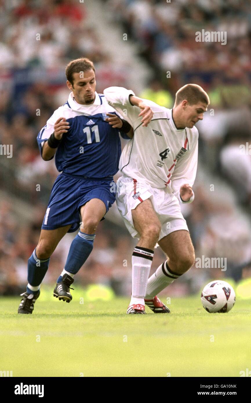 Soccer - World Cup 2002 Qualifier - Group Nine - England v Greece Stock ...