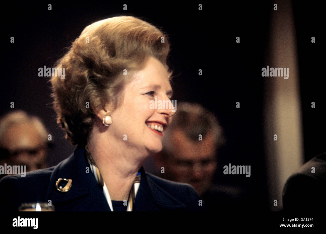 Margaret Thatcher - Blackpool Conference Stock Photo - Alamy