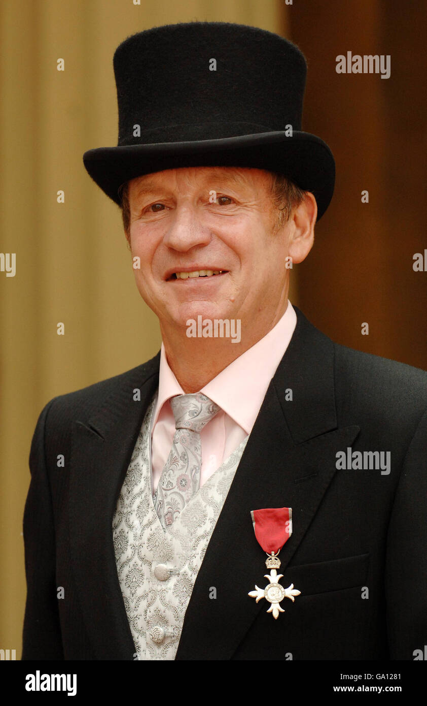 Yorkshirman Roger Ingham after collecting his MBE for services to sport ...