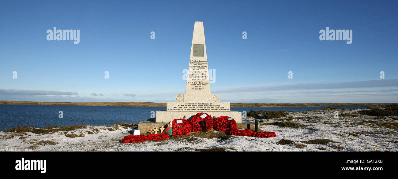 Falklands 25th anniversary Stock Photo - Alamy
