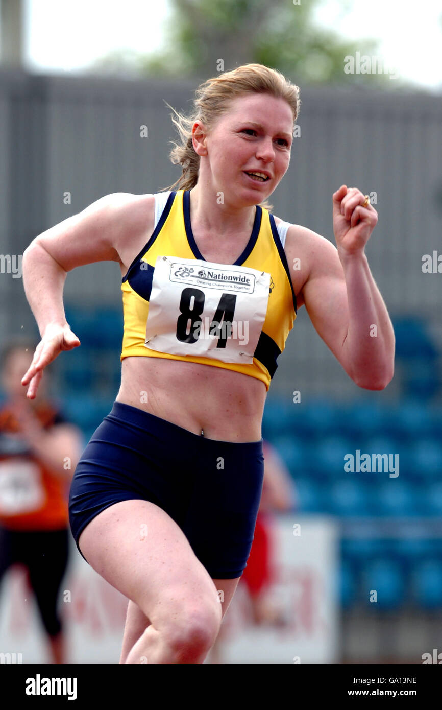 Britains hazel simpson in womens 200m class 35 hi-res stock photography ...