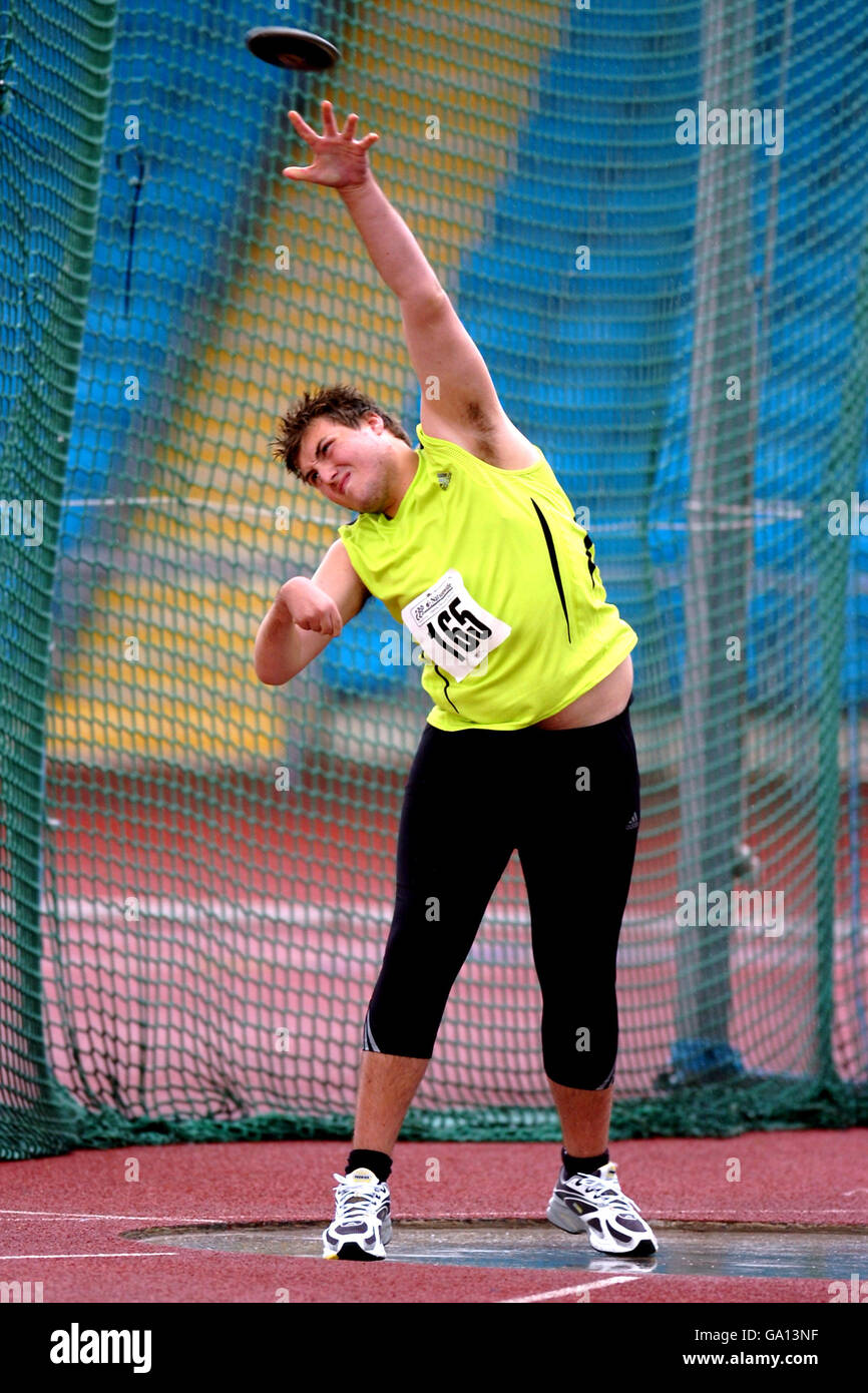 Britains luke brook in mens discus class 20 hi-res stock photography ...