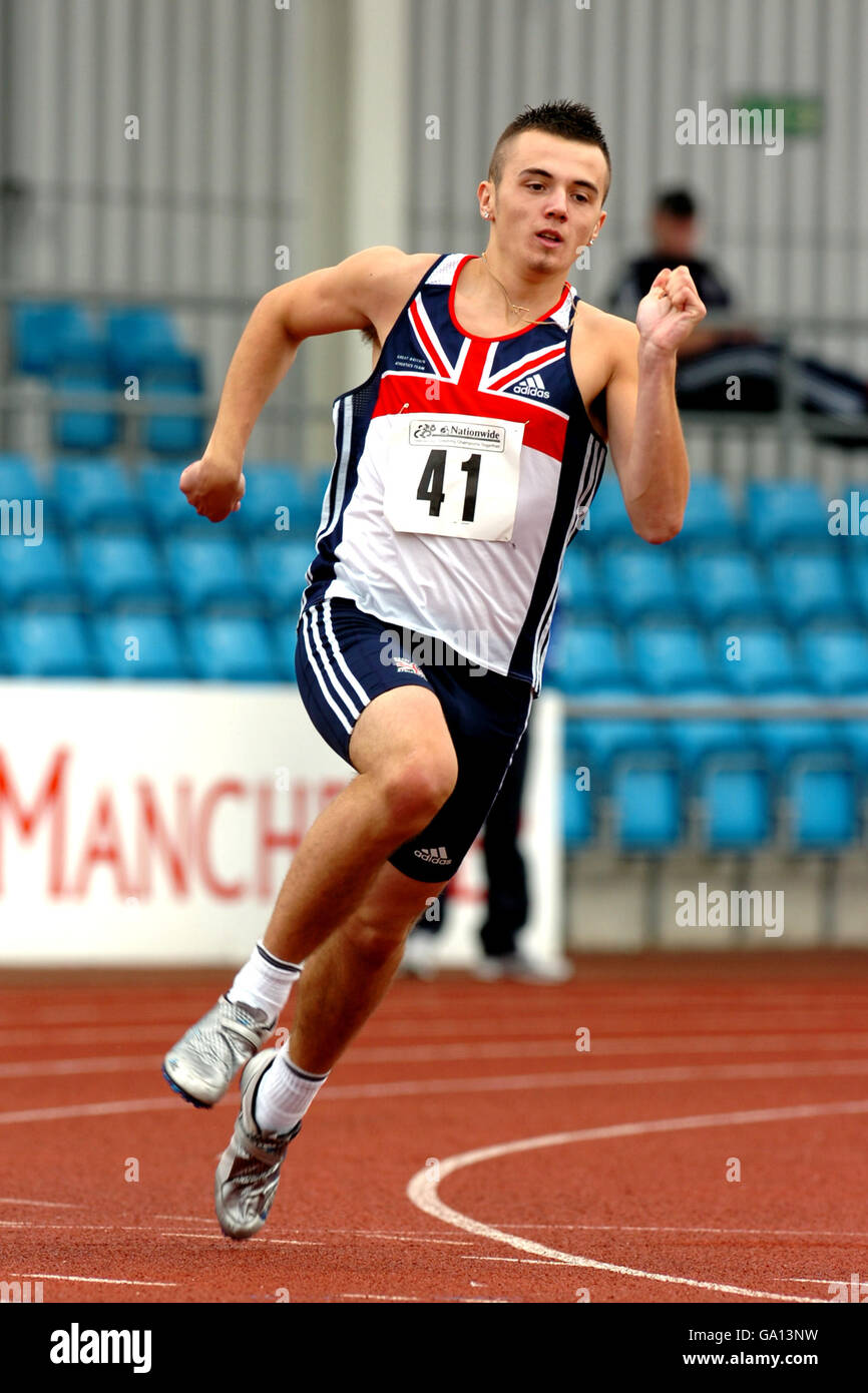 Britain's Ian Jones in action in the men's 200m class 42,44,46 Stock ...