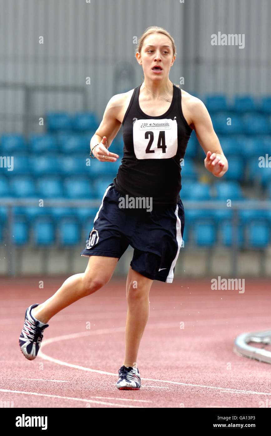 Britains nathalie gower in womens 200m class 35 hi-res stock ...