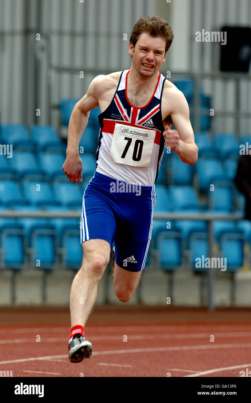 Britains stephen in action in the mens 200m class 38 hi-res stock ...