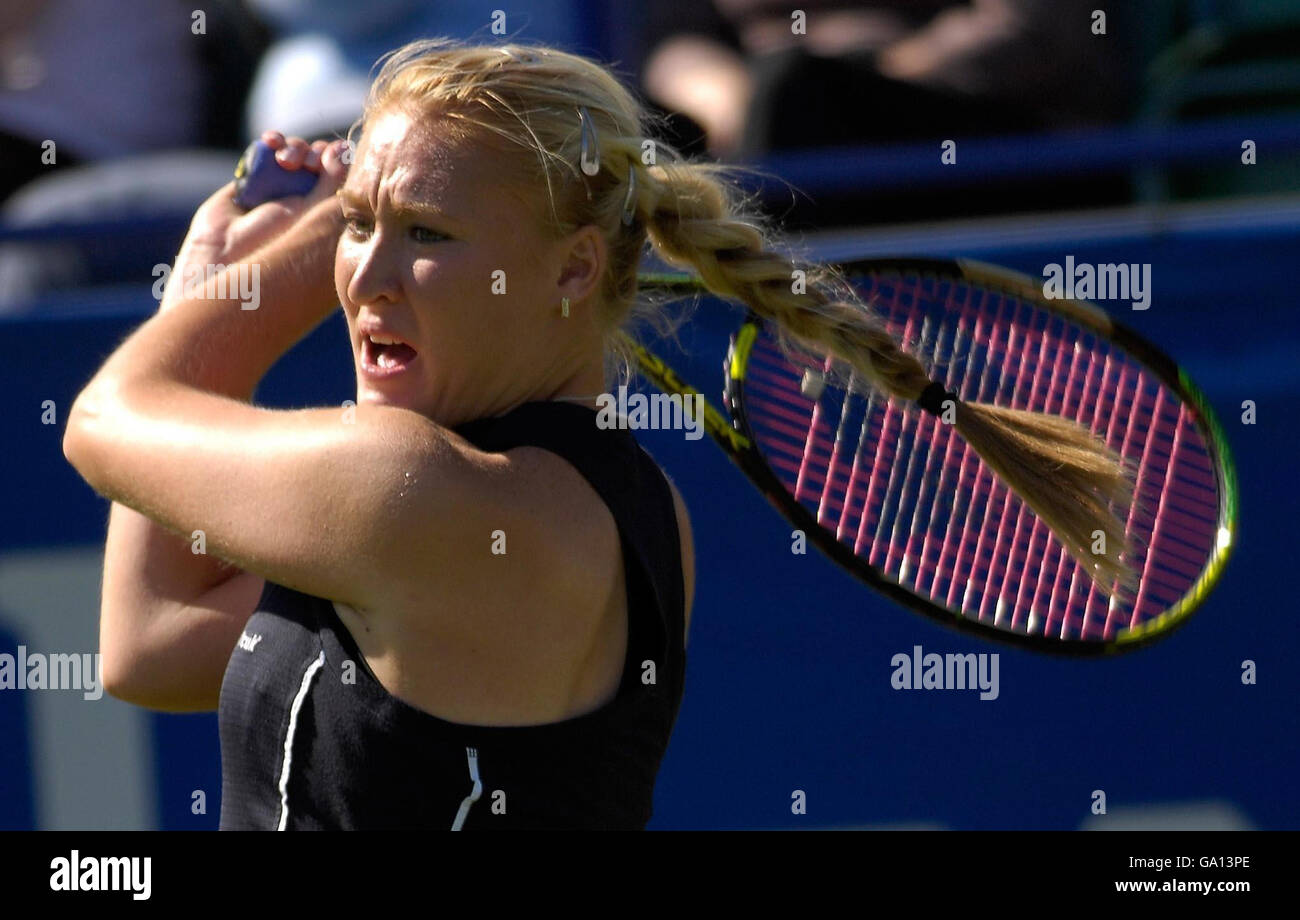 Great Britain's Elena Baltacha in action during the International Women ...
