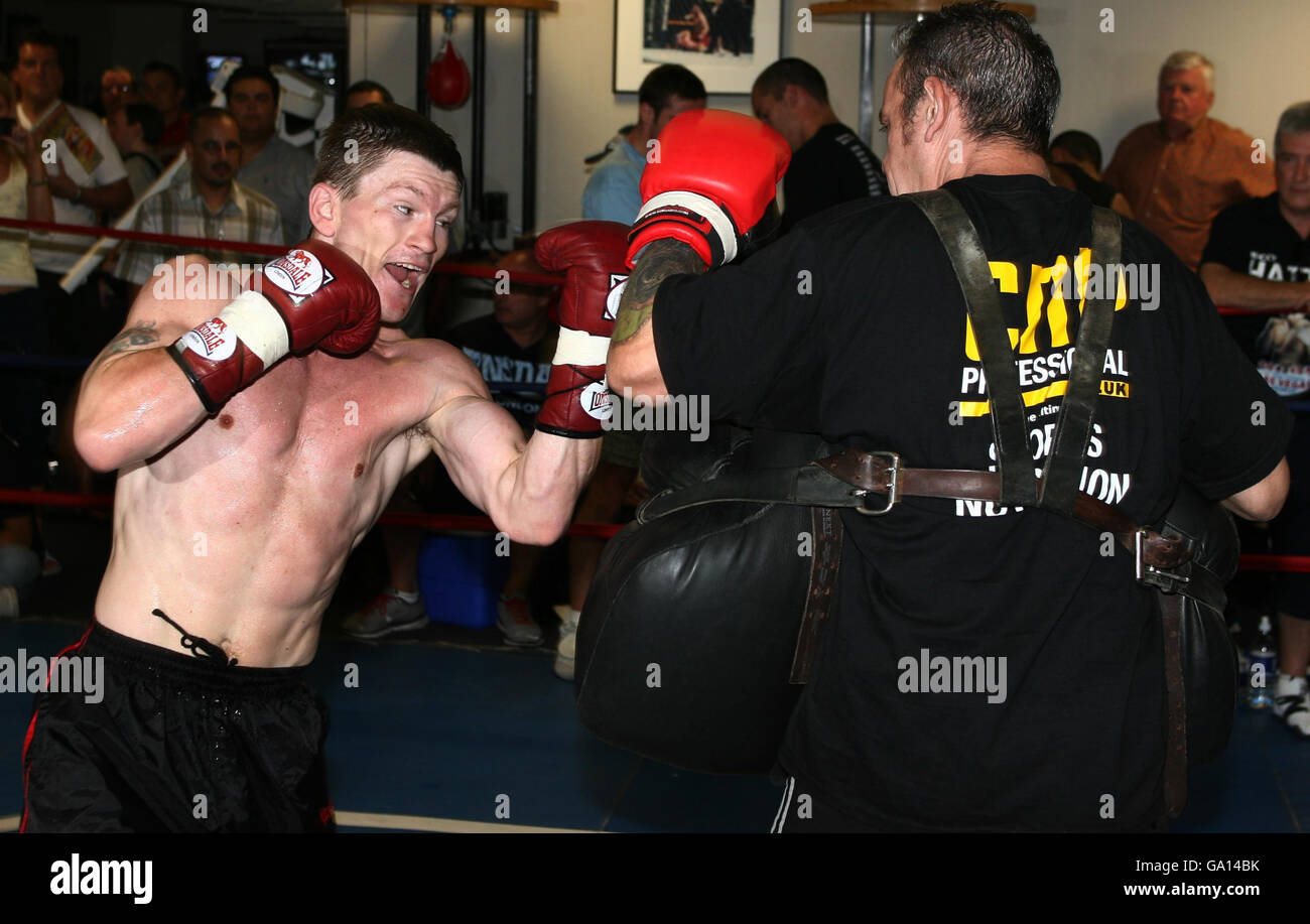 Boxing - Ricky Hatton training - Las Vegas Stock Photo - Alamy