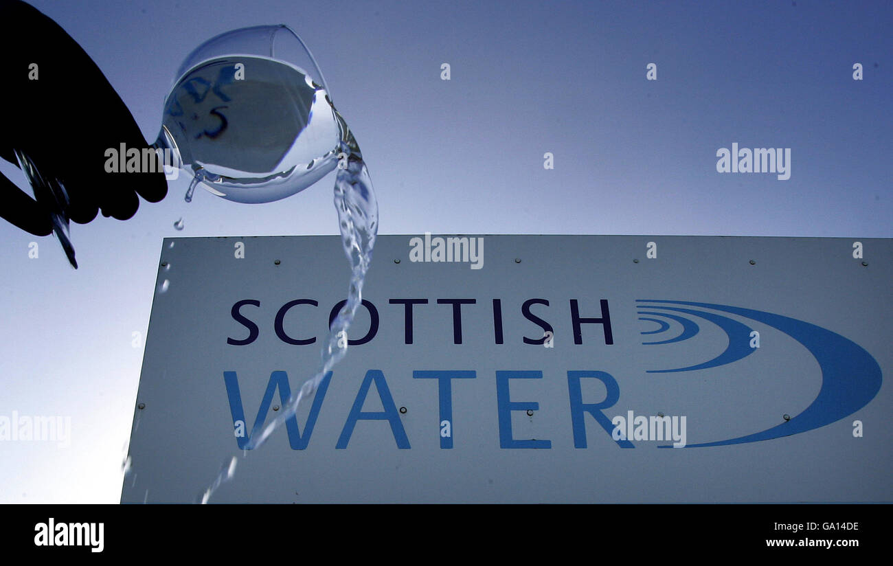 Scottish water logo hi-res stock photography and images - Alamy