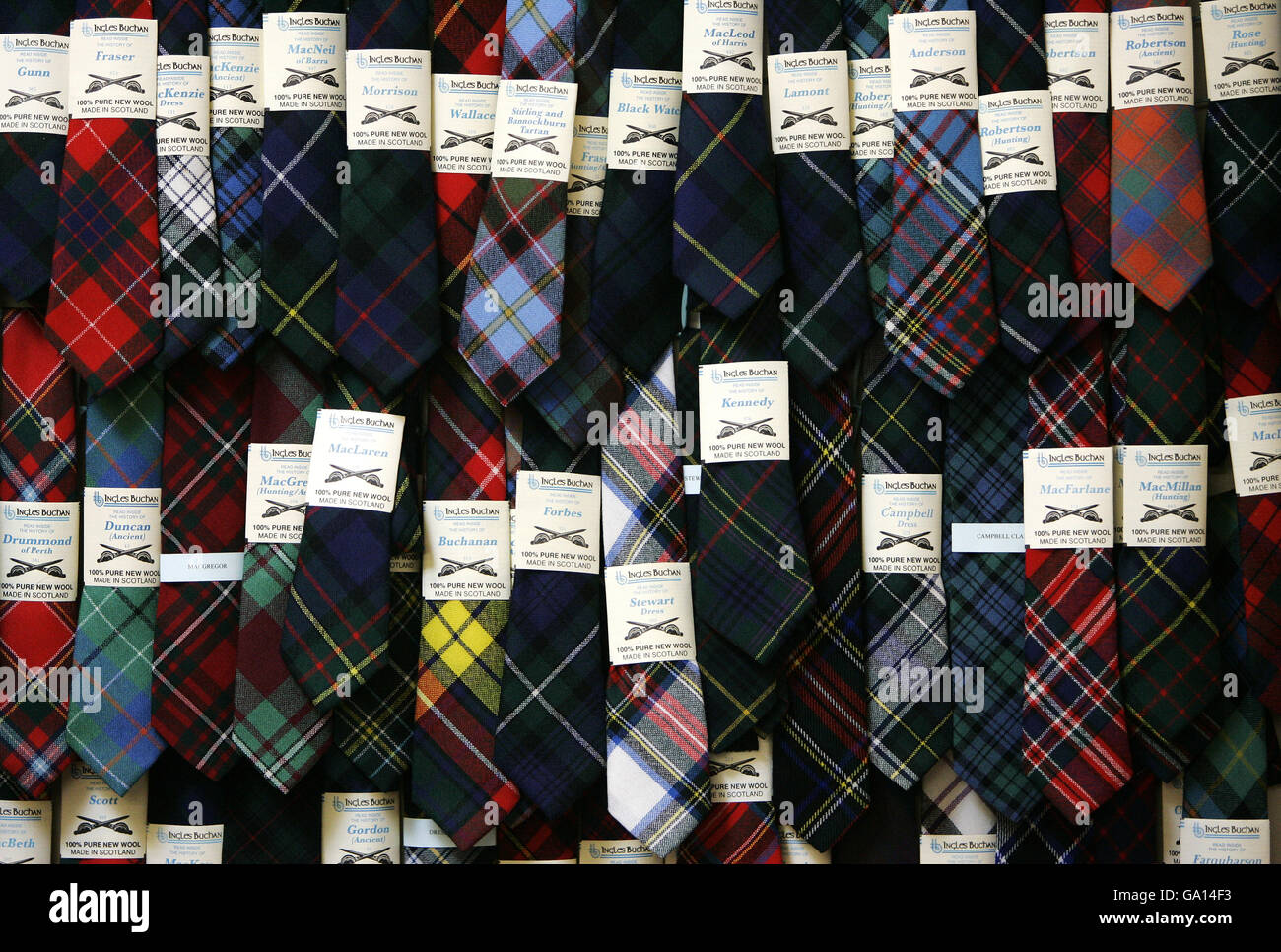 Scottish Souvenirs Feature Stock Photo, Royalty Free Image: 109434279 ...