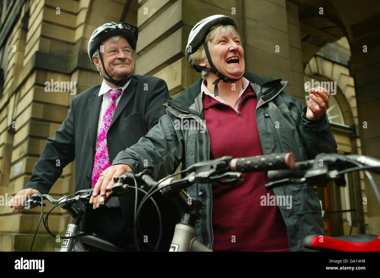 Scottish Conservative party leader Annabel Goldie, and Scottish Green ...