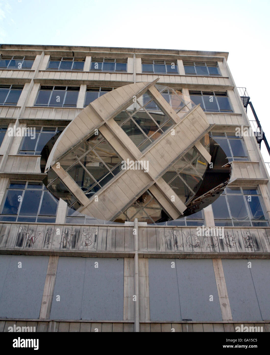 A derelict building in Liverpool which has been turned into a piece of ...