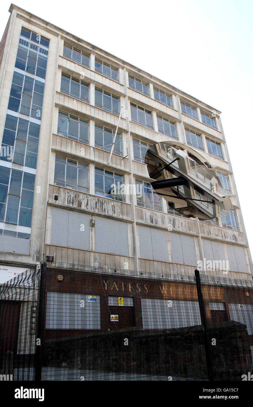A derelict building in Liverpool which has been turned into a piece of ...