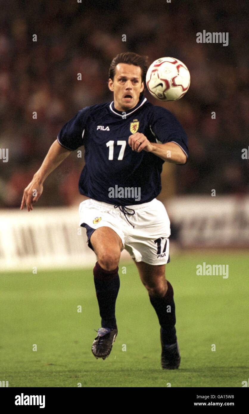 Soccer world cup 2002 qualifier group six belgium v scotland hi-res ...
