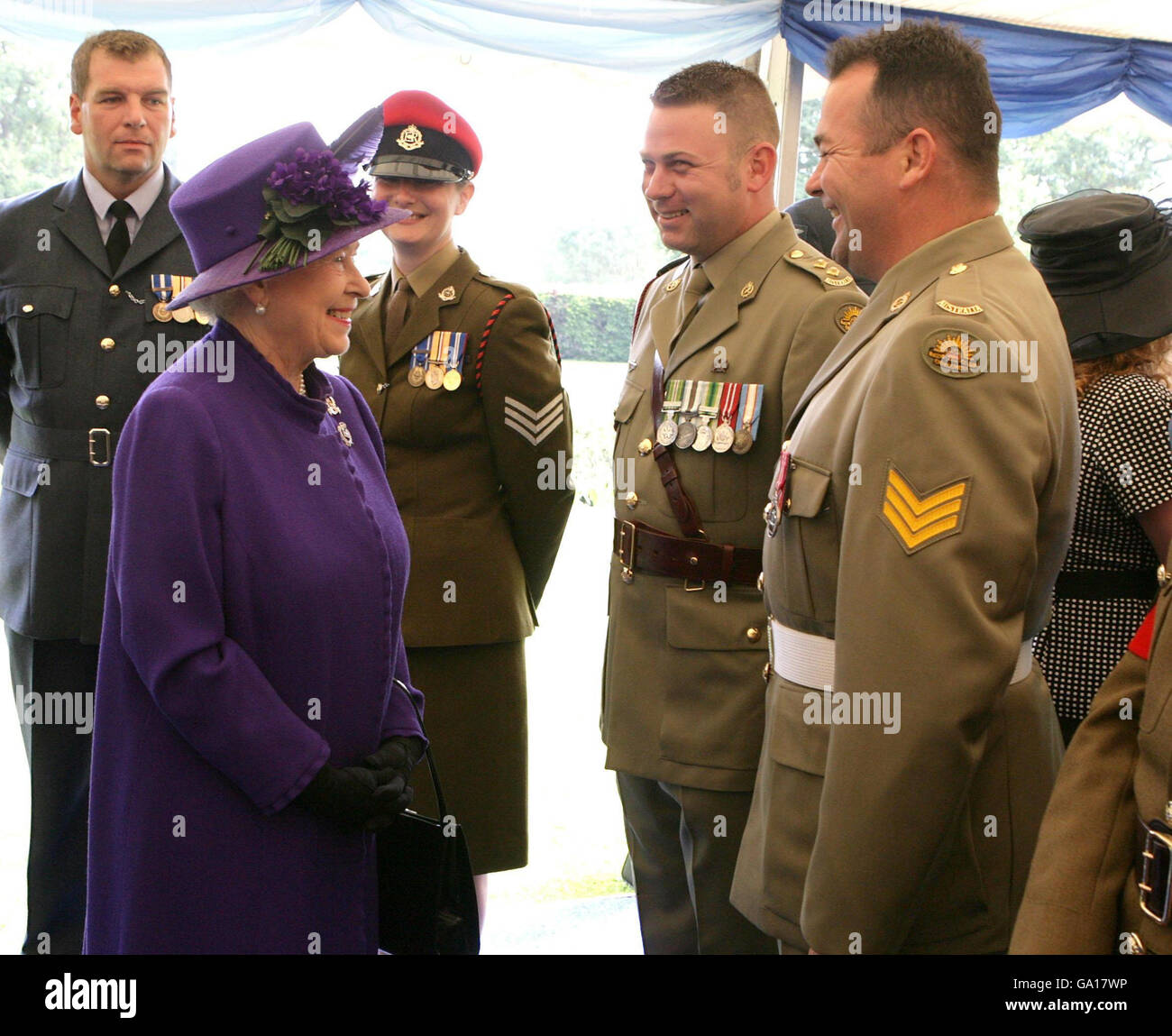 Queen visits new Royal Military Police Museum Stock Photo - Alamy