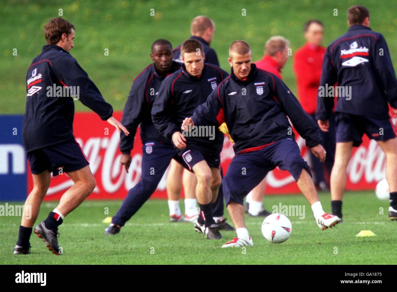 David beckham england greece hi-res stock photography and images - Alamy