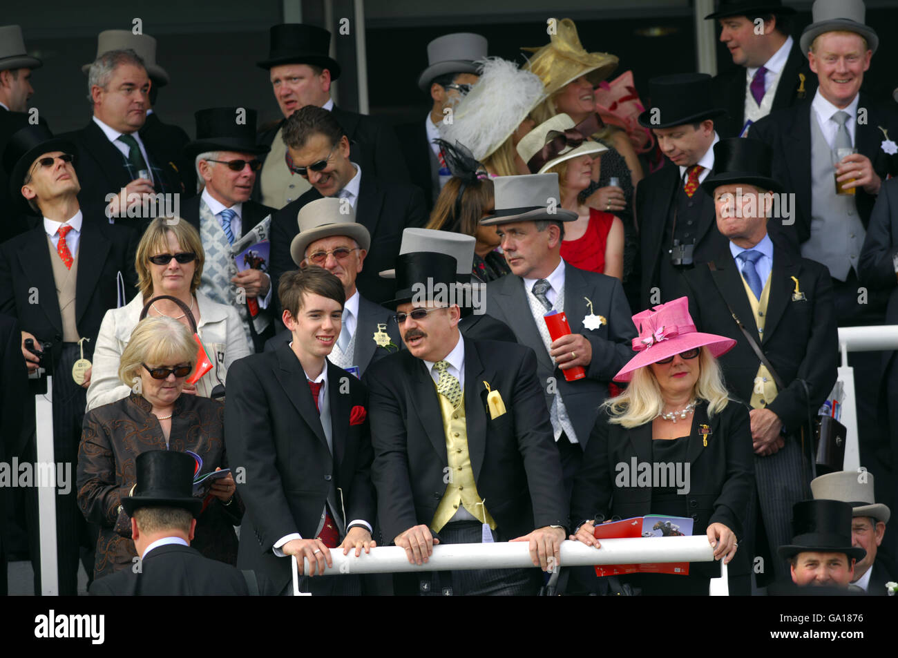 Horse Racing - Vodafone Derby Day - Epsom Downs Racecourse Stock Photo ...