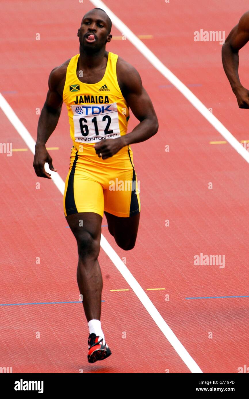 Athletics - IAAF World Championships - Edmonton. Jamaica's Neil Gardner ...