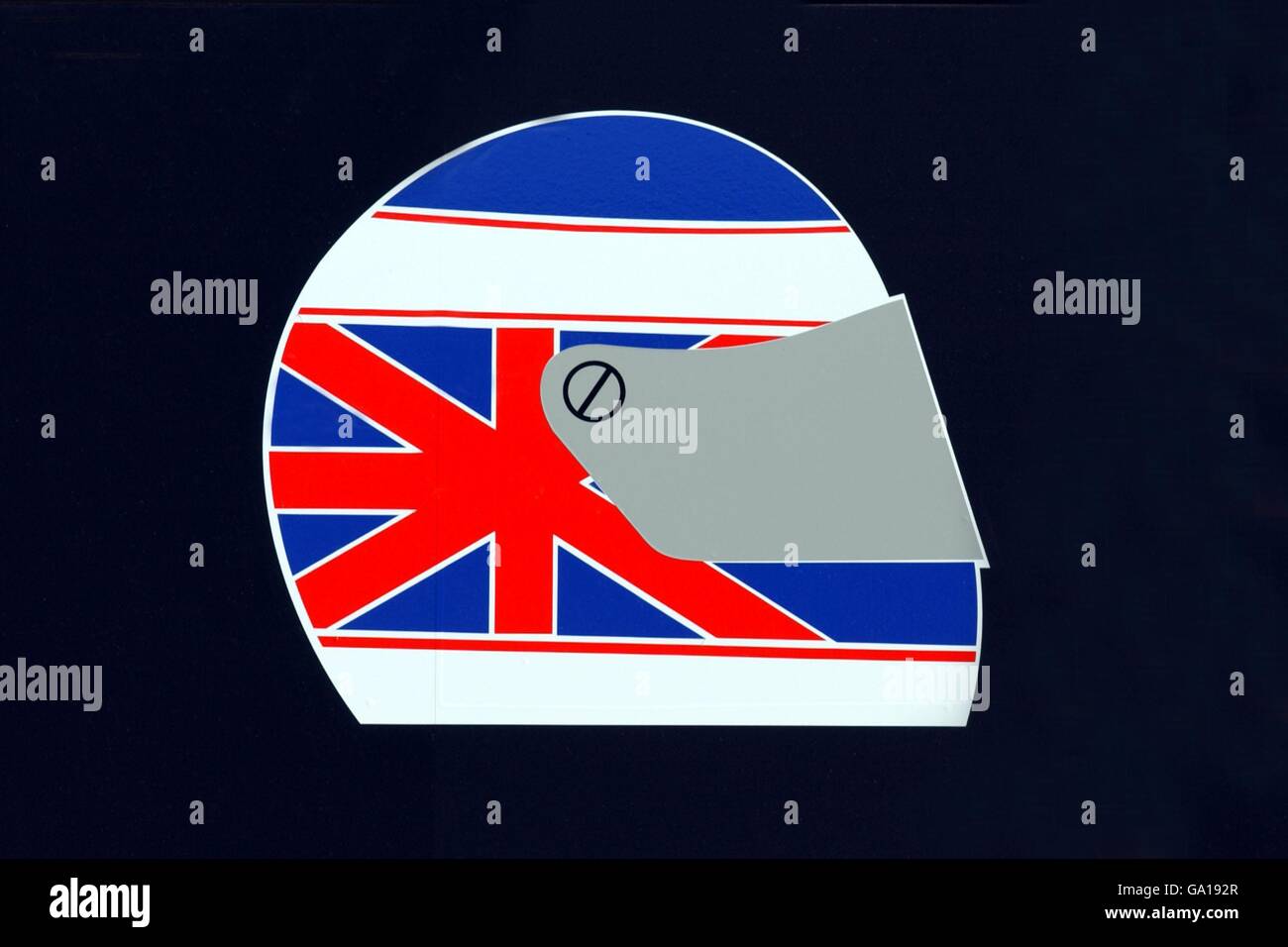 Formula One Motor Racing - Drivers' Helmets Stock Photo - Alamy