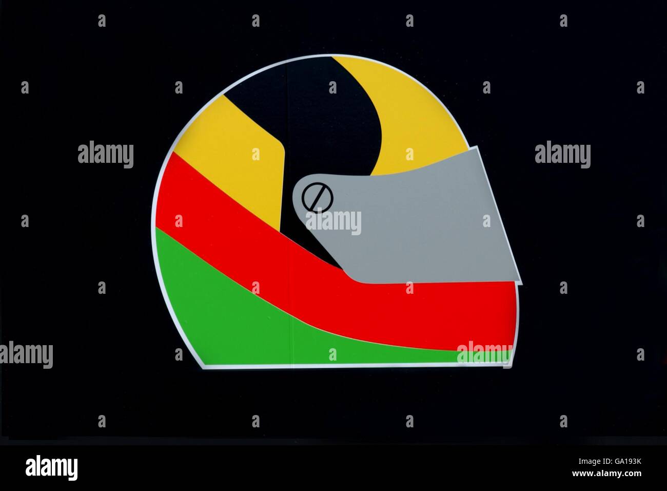 Formula One Motor Racing - Drivers' Helmets Stock Photo - Alamy