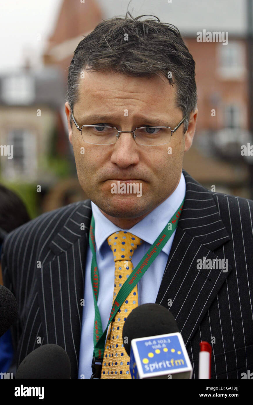 Sussex Police Chief Inspector Adam Hibbert briefs the media on ...