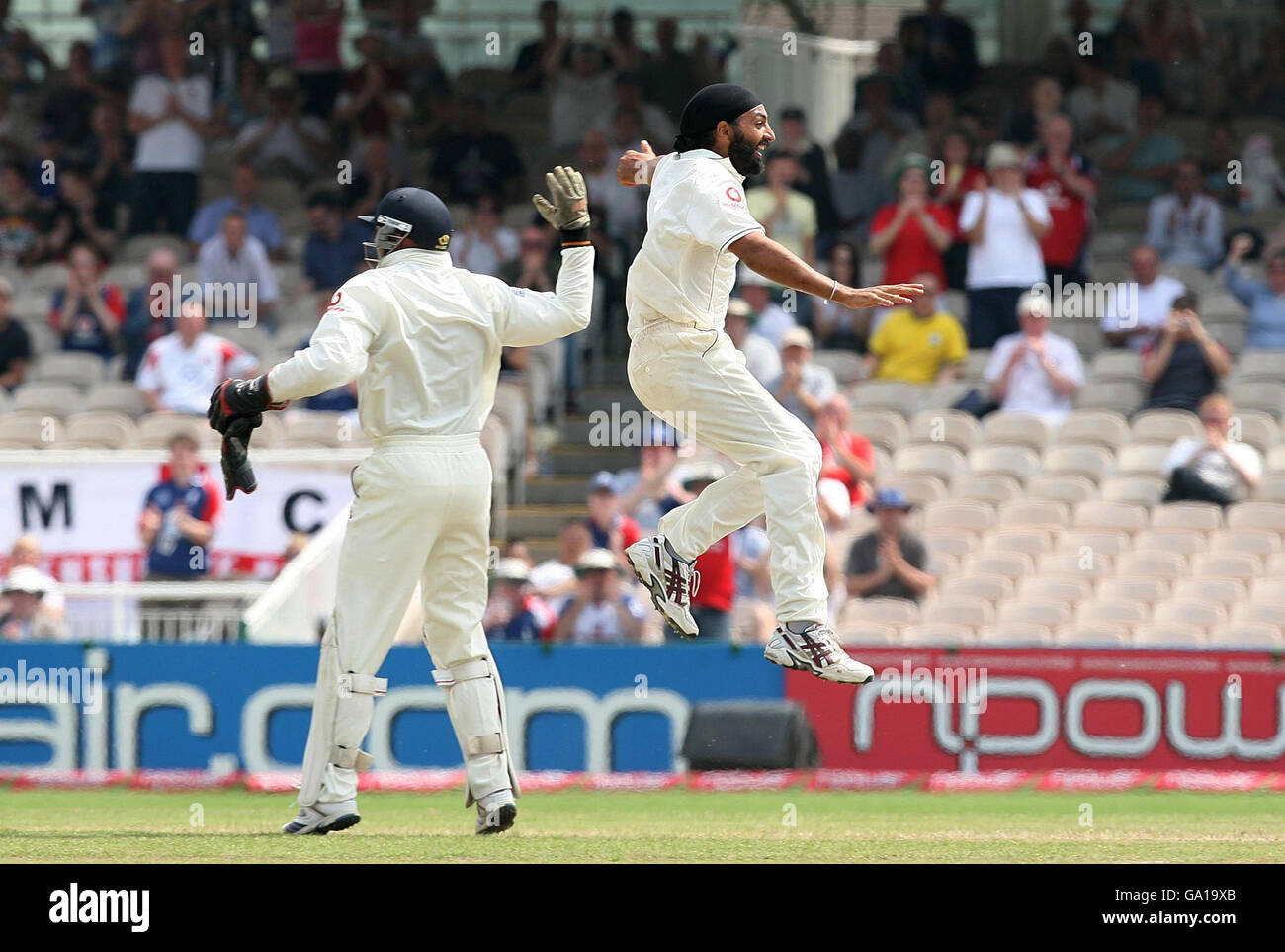 Full length smiling happy gesturing celebrating mangpb hi-res stock ...