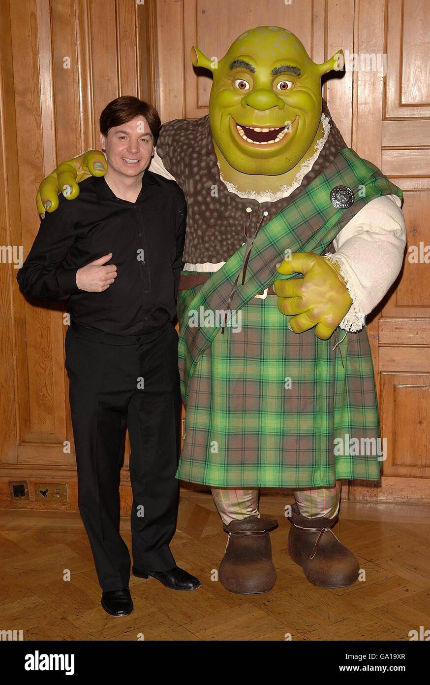Shrek The Third - Visit Scotland photocall - London Stock Photo - Alamy